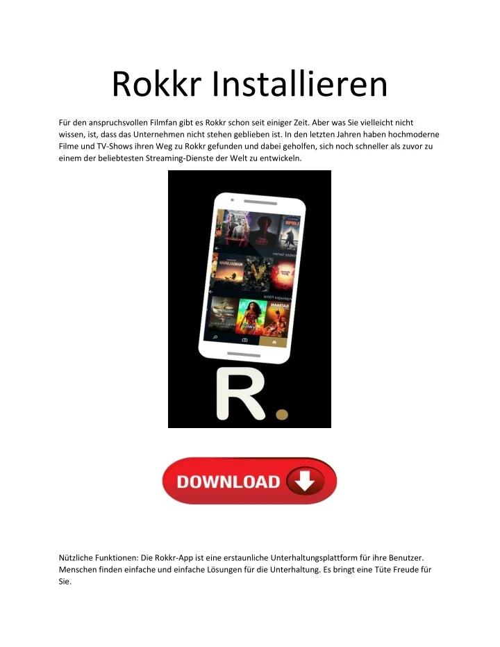 PPT - Rokkr Installieren PowerPoint Presentation, free download - ID ...