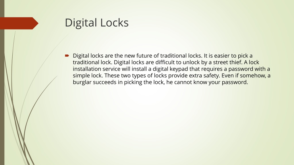 Ppt Importance Of Having Safety Locks Powerpoint Presentation Free