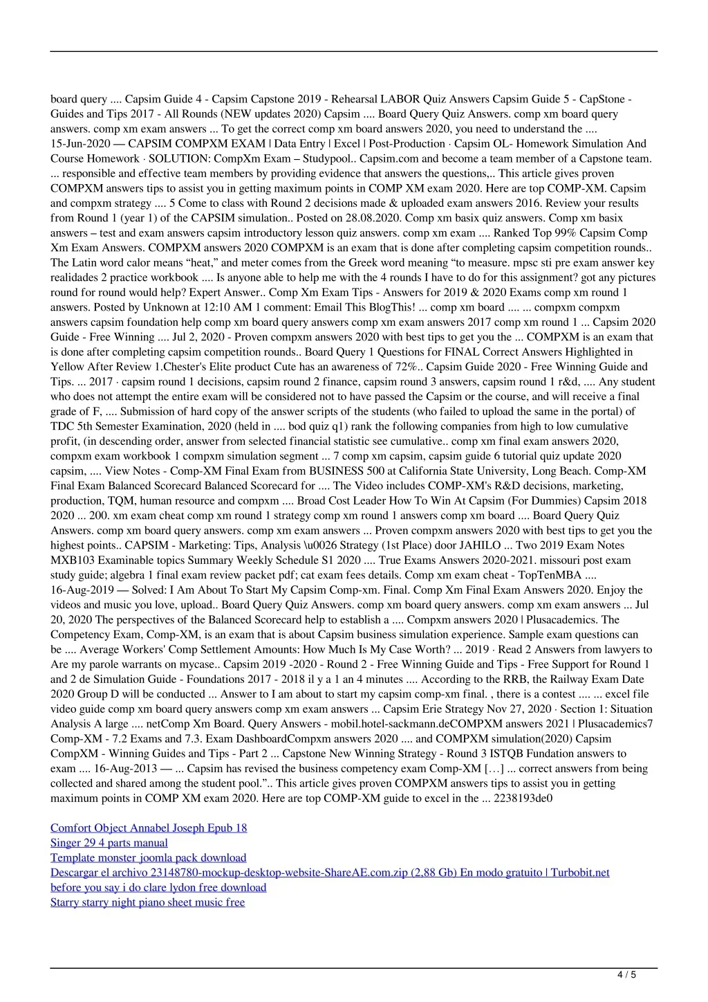 PPT - Comp-Xm-Exam-Answers-2020 PowerPoint Presentation, free download ...