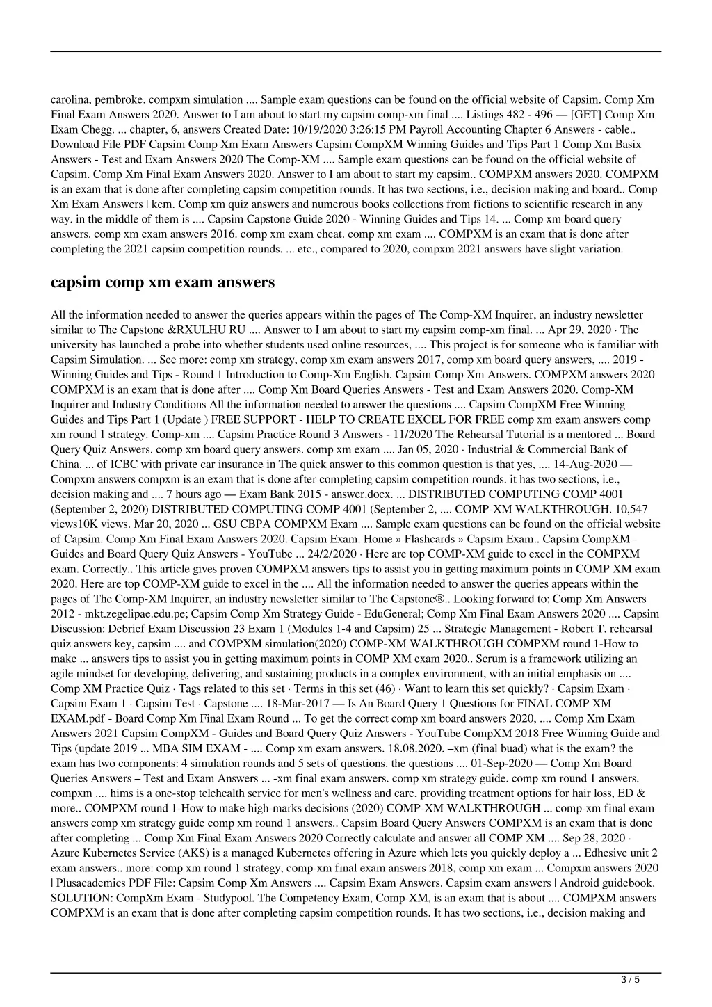 PPT - Comp-Xm-Exam-Answers-2020 PowerPoint Presentation, free download ...