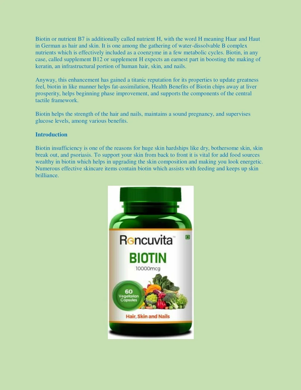 PPT - What are The Health Benefits of Biotin? PowerPoint Presentation ...