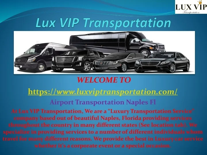 PPT - Airport Transportation Naples Fl PowerPoint Presentation, free ...