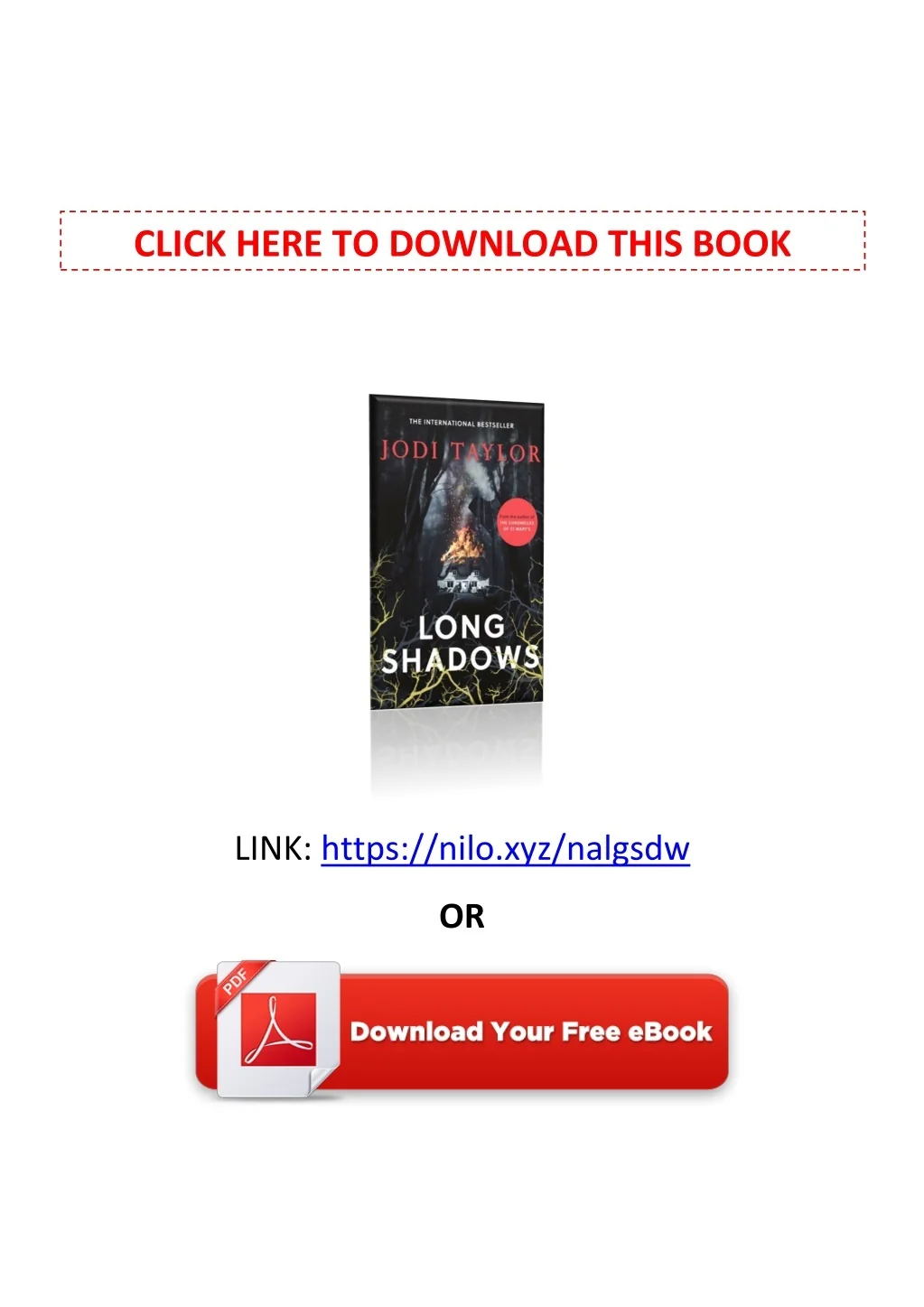 PPT - [PDF] Free Download Long Shadows By Jodi Taylor PowerPoint ...