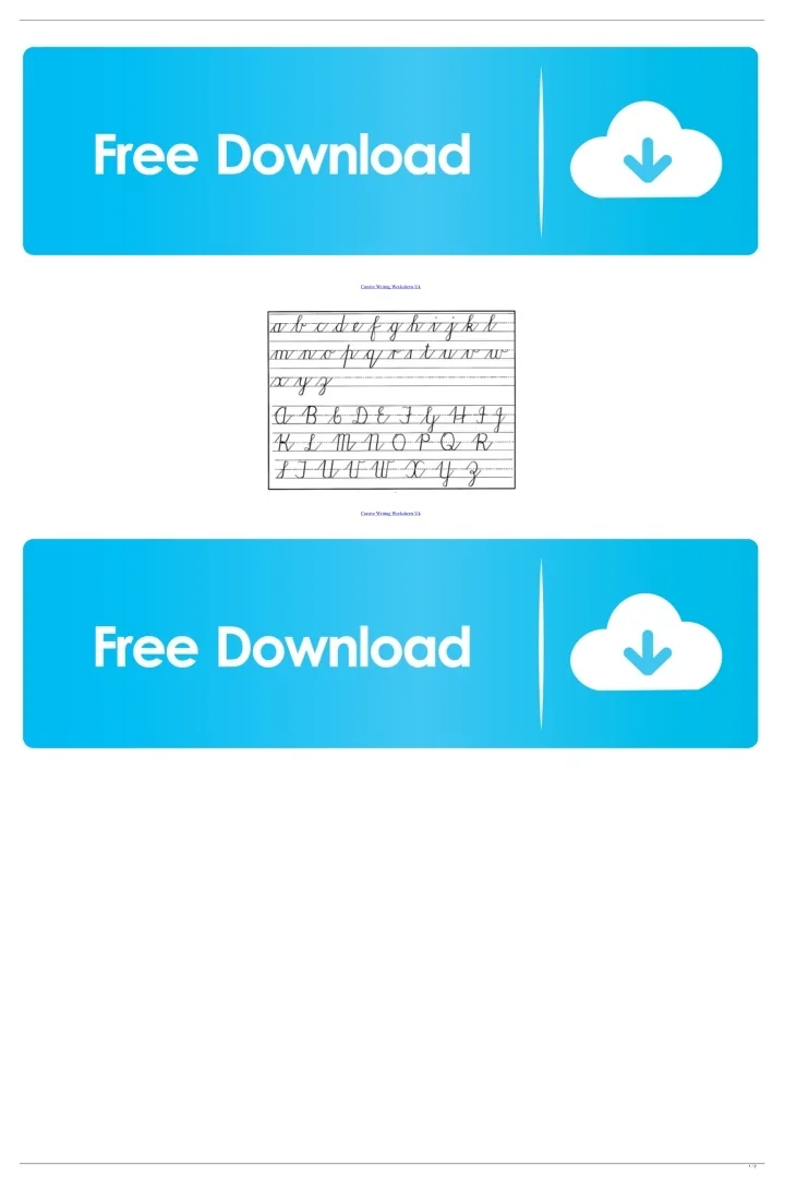 PPT - Cursive Writing Worksheets Uk PowerPoint Presentation, free ...