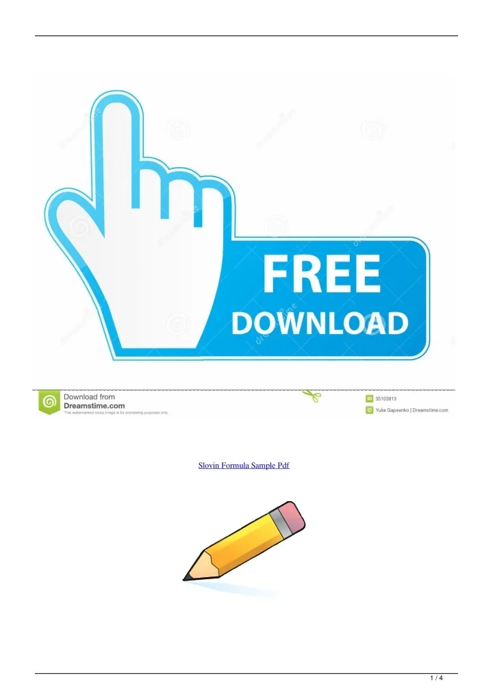 PPT - Slovin Formula Sample Pdf PowerPoint Presentation, free download ...