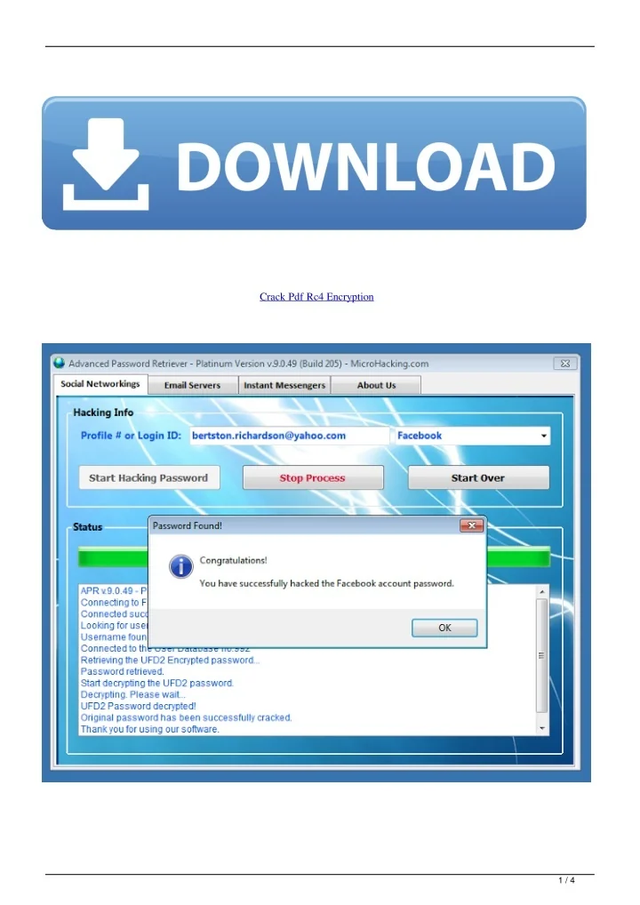 PPT - Crack Pdf Rc4 Encryption PowerPoint Presentation, free download ...