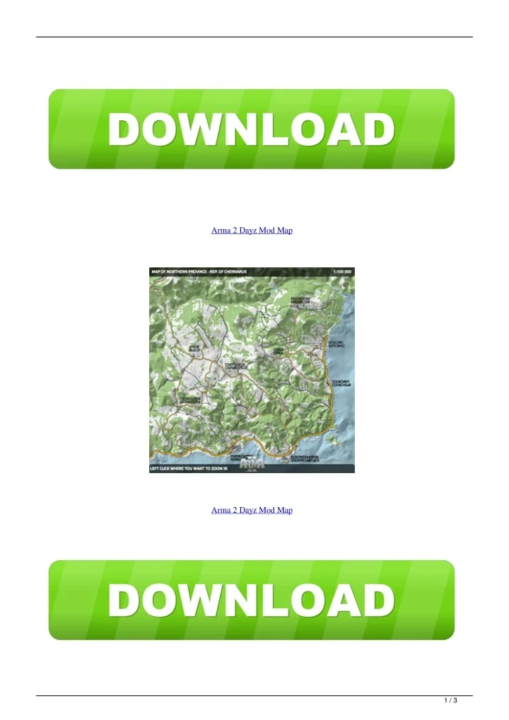 PPT - Arma 2 Dayz Mod Map PowerPoint Presentation, free download - ID ...