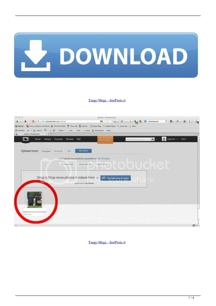 PPT - Tango Mega - JustPaste.it PowerPoint Presentation, free download ...