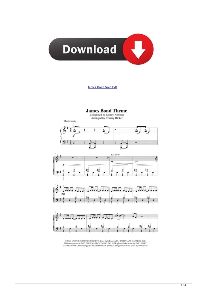 PPT - James Bond Solo Pdf PowerPoint Presentation, free download - ID ...