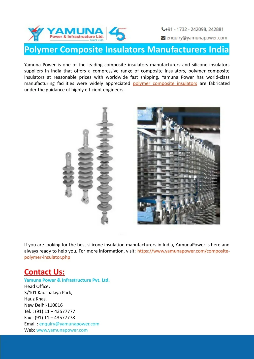 PPT - Polymer Composite Insulators Manufacturers India PowerPoint ...