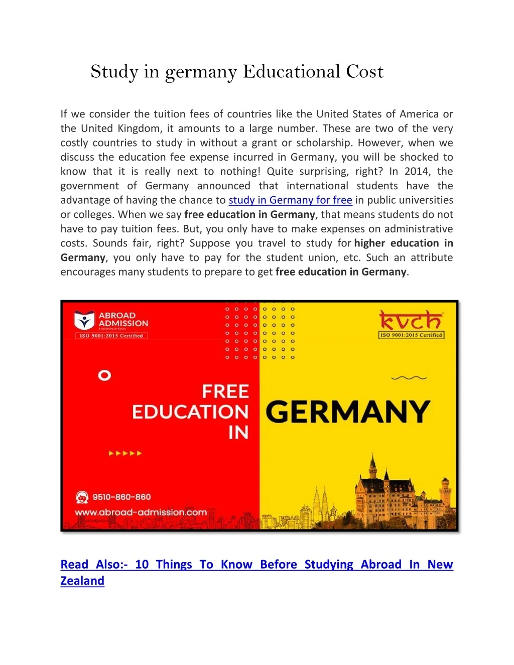 PPT - Top 10 Reasons To Pursue Higher Education In Germany PowerPoint ...