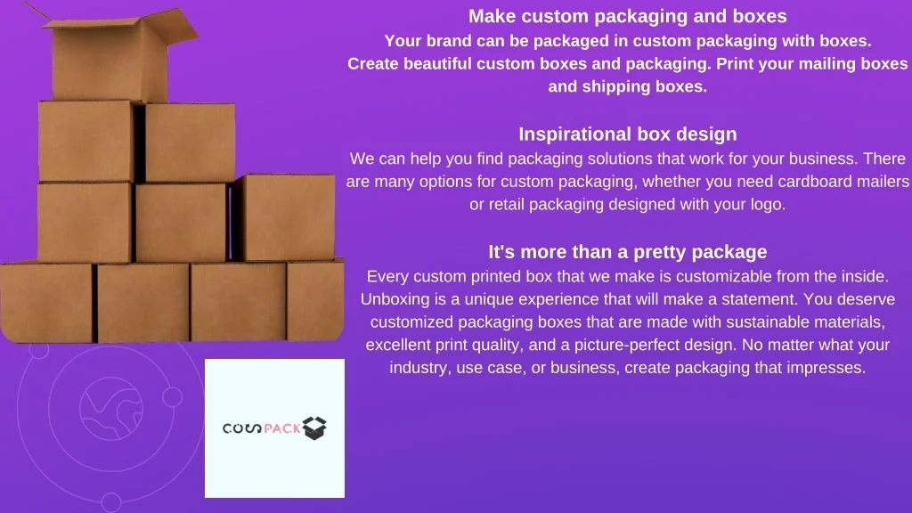 PPT - Design your own boxes The Cos Packaging PowerPoint Presentation ...
