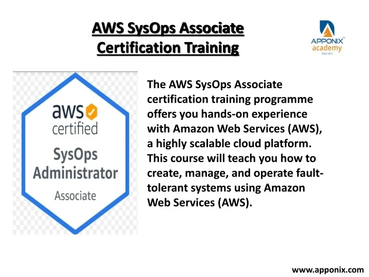 PPT - AWS SysOps associated certification Training PowerPoint Presentation - ID:10765711