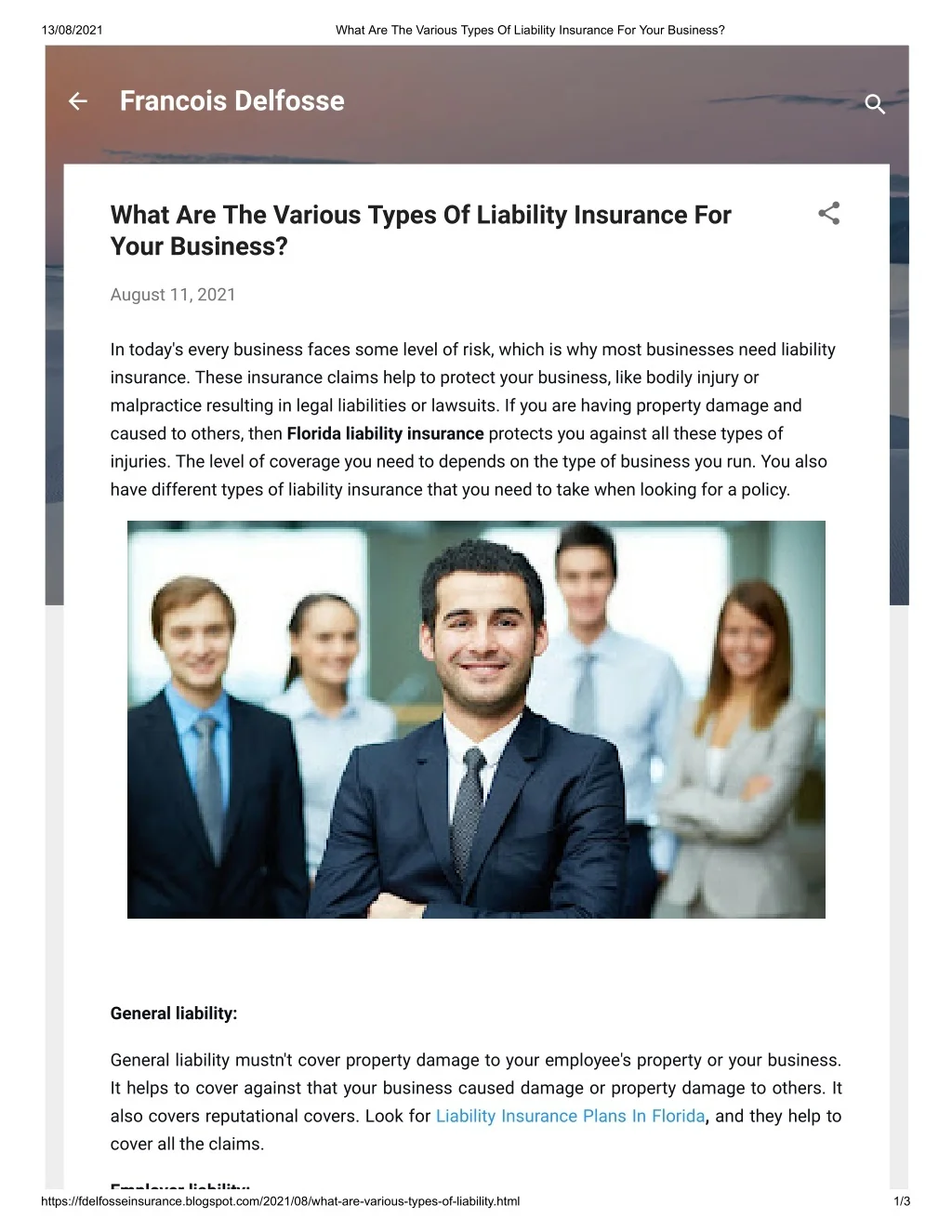 PPT - What Are The Various Types Of Liability Insurance For Your ...
