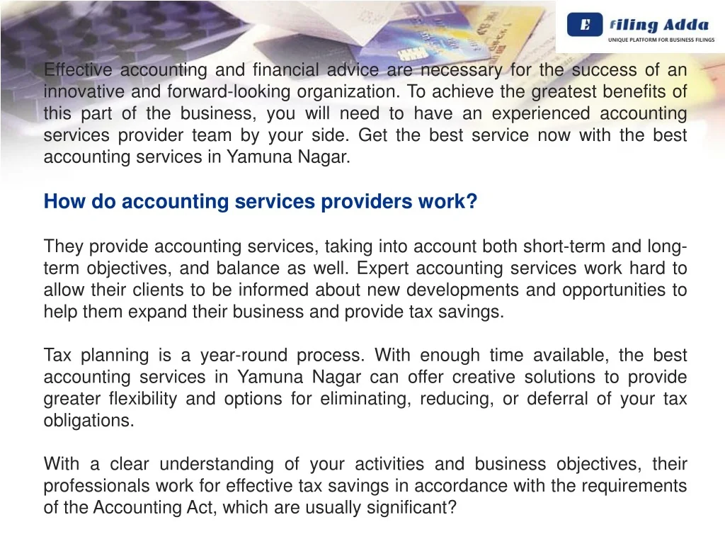PPT - Why must you need expert accounting services providers PowerPoint ...