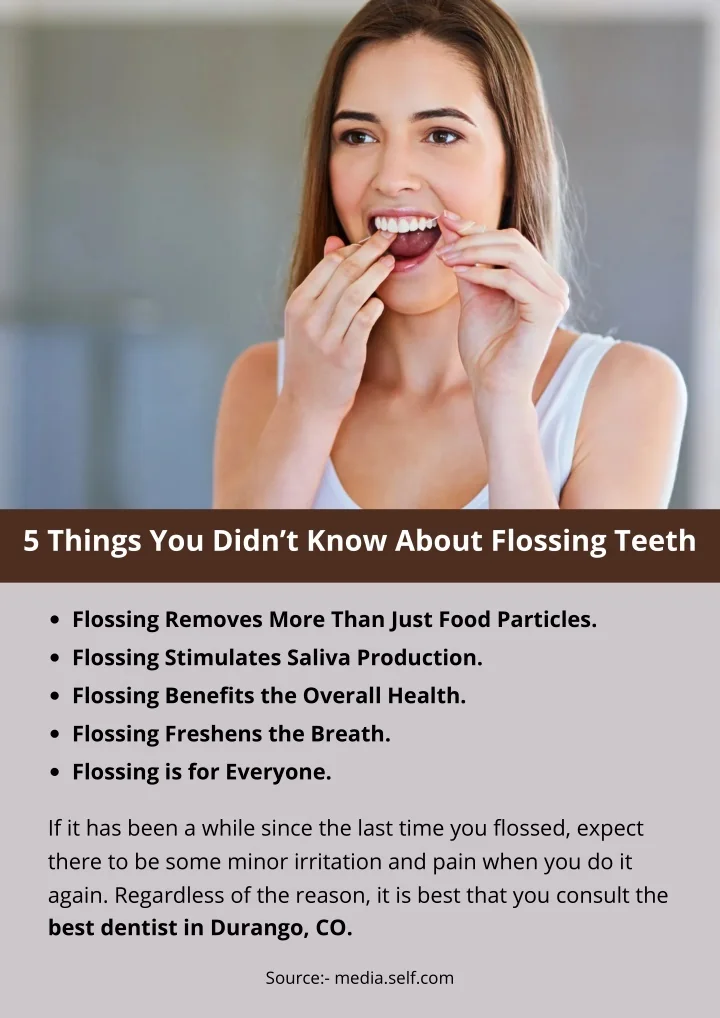 PPT - 5 Things You Didn’t Know About Flossing Teeth PowerPoint ...