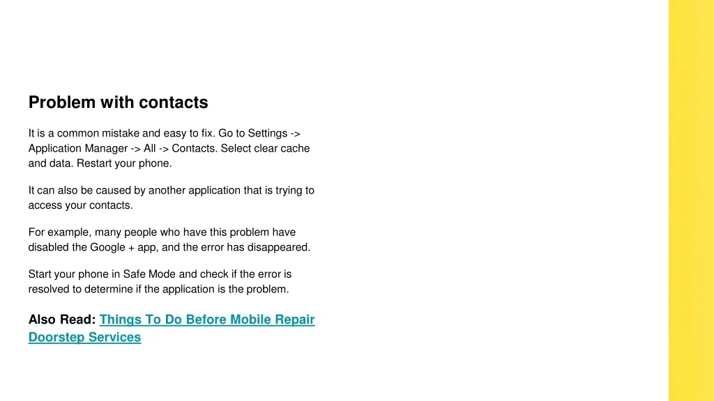 PPT - Common Mobile Problems and Solutions by Phone Repair Online ...