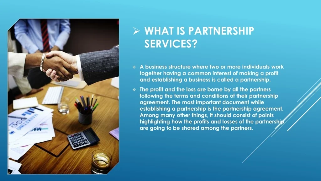 PPT - Season associates offers the best financial partnership Services ...