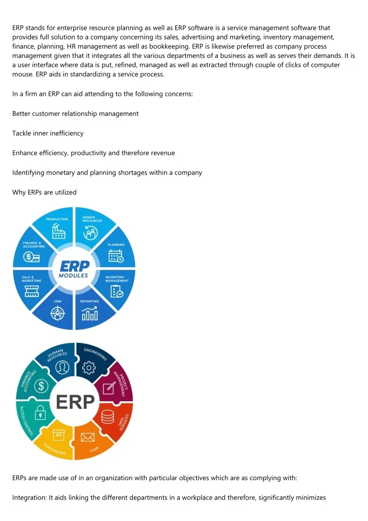 PPT - ERP Software: How It Is Helping Businesses With Improved ...
