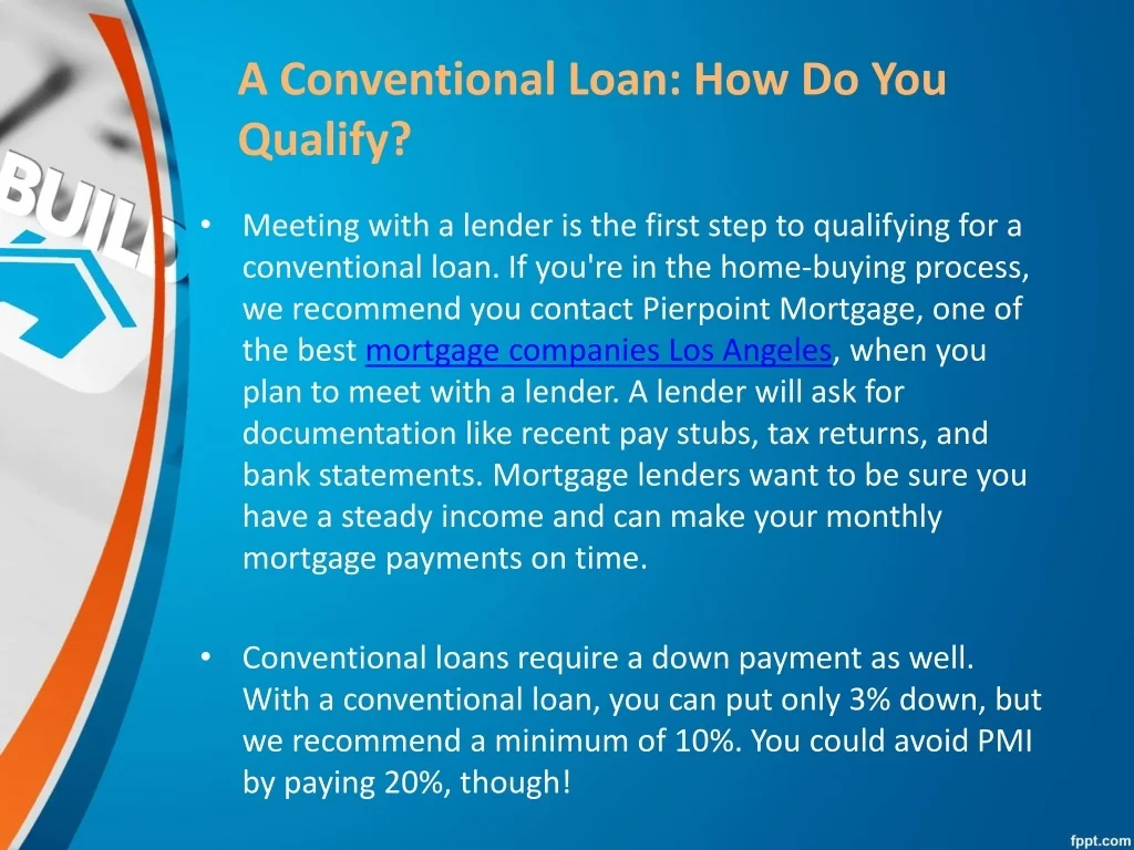 PPT - Everything You Should Know About Conventional Loan PowerPoint ...