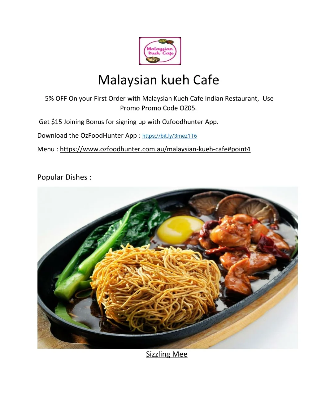 PPT - 5% Off - Malaysian Kueh Cafe Takeaway Menu Doveton, VIC ...