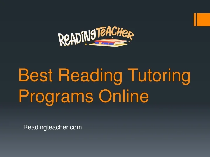 PPT - Reading Tutoring Programs Online - Readingteacher.com PowerPoint ...