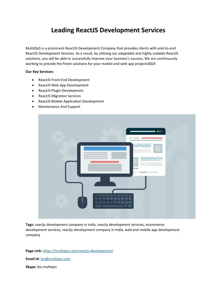 PPT - ReactJS Development Servcices MultiQoS PowerPoint Presentation ...