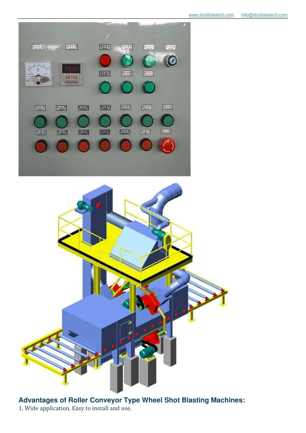 PPT - ROLLER TYPE DERUSTING SHOT BLASTING MACHINE - www.shotblastech ...