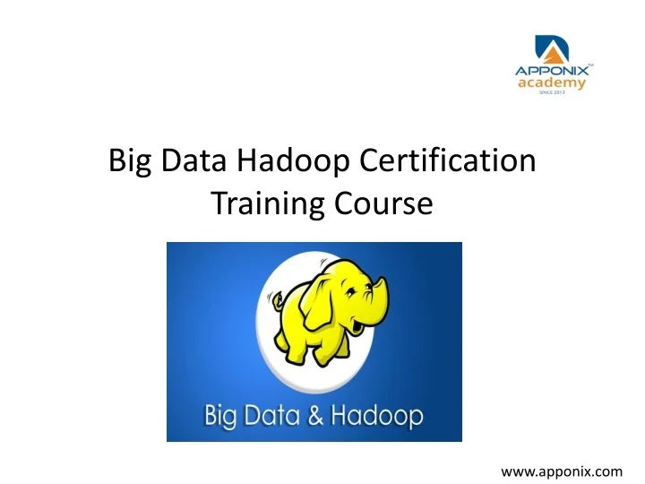 PPT - Big Data Course PowerPoint Presentation, free download - ID:10789414