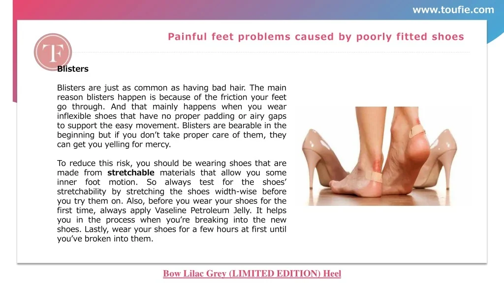 PPT - Painful feet problems caused by poorly fitted shoes PowerPoint ...