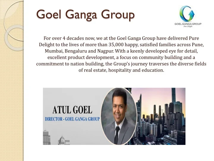 PPT - Goel ganga group owner, reviews PowerPoint Presentation, free ...