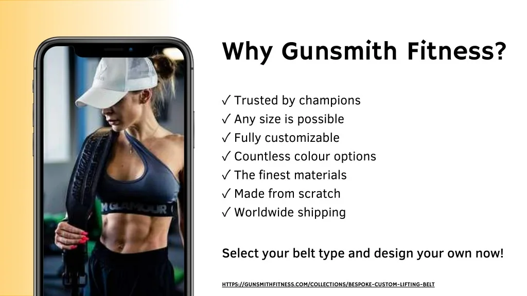 PPT - Order Custom Weightlifting Belt Online - Gunsmith Fitness ...