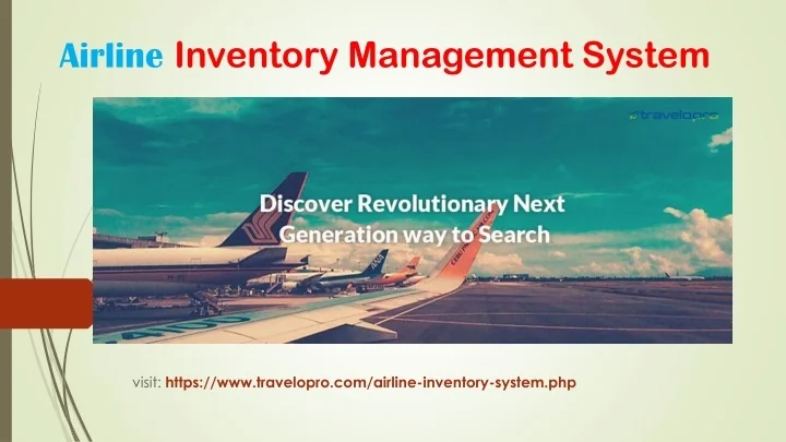 PPT - Airline Inventory Management System PowerPoint Presentation, free ...