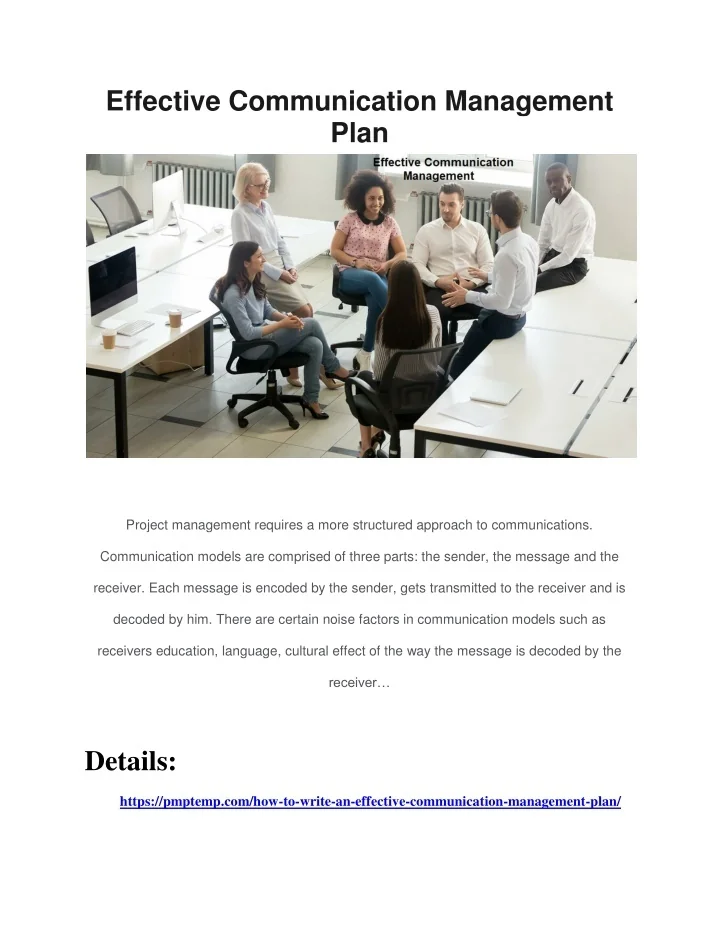 PPT - Effective Communication Management Plan PowerPoint Presentation ...