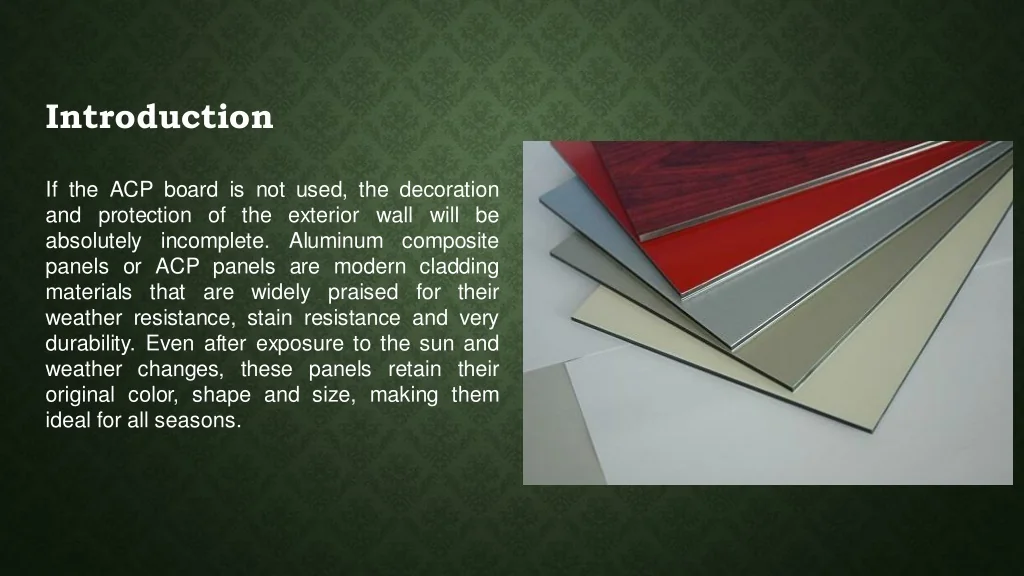 PPT - The Most Reputed ACP Board Brands In India PowerPoint ...
