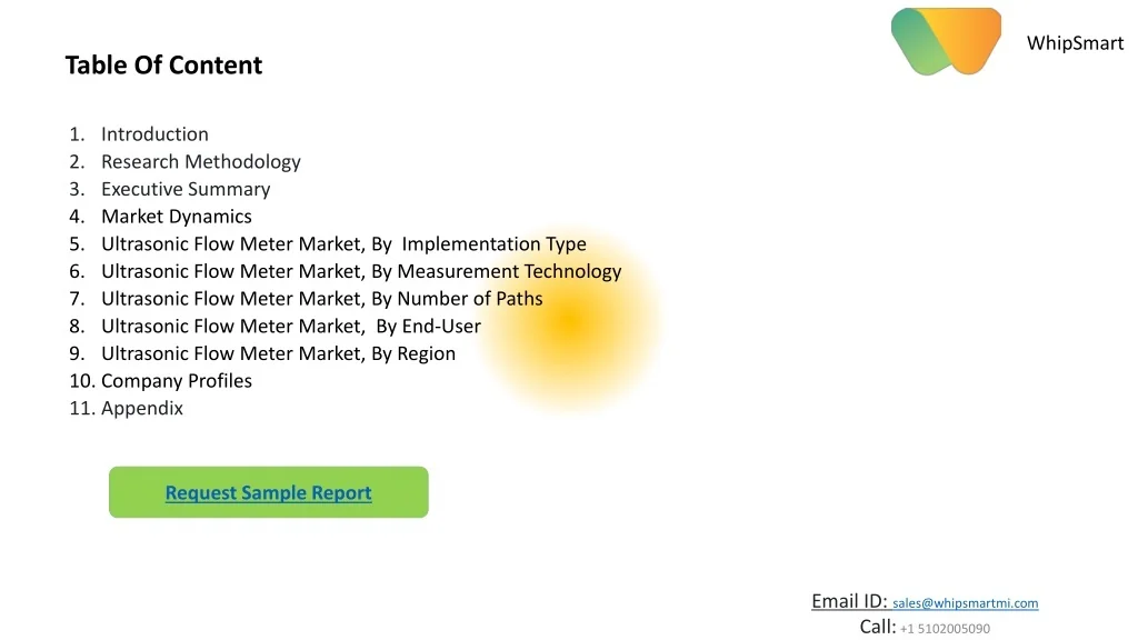 PPT - Global Ultrasonic Flow Meter Market Industry | Whipsmartmi ...