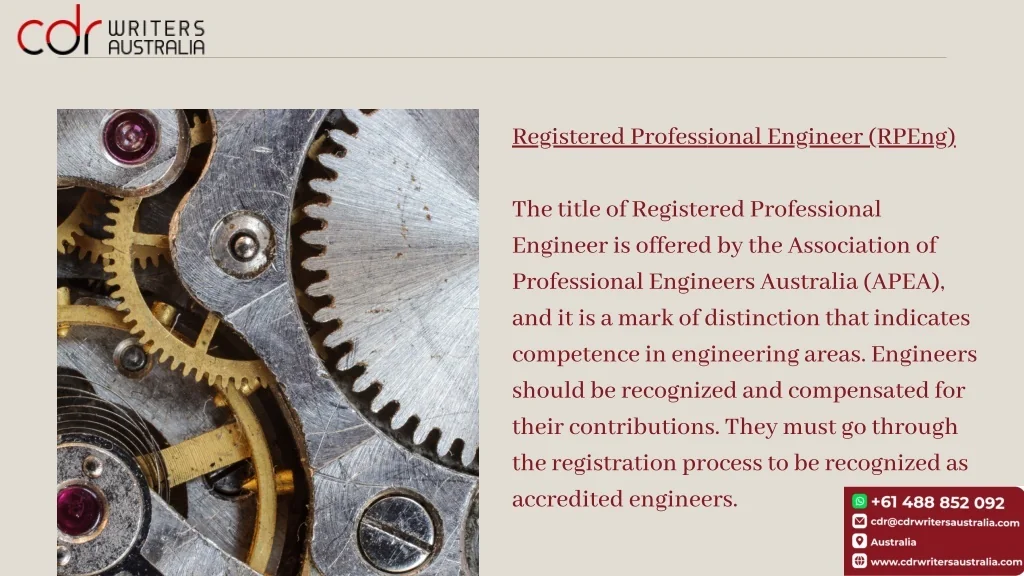 PPT - What are the steps in becoming a Registered Engineer in Australia ...