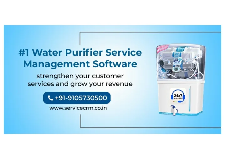 PPT - Water Purifier service management software PowerPoint ...