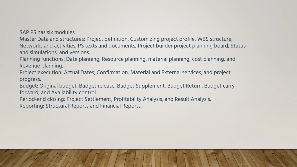 PPT - SAP PS Training | SAP PS Online Training - Vision Tech Online ...