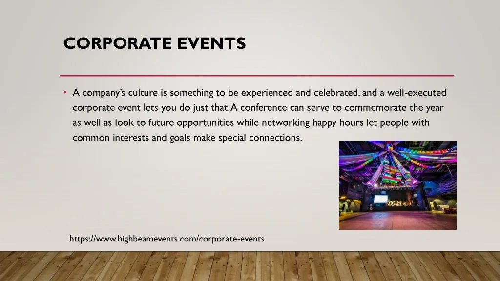 PPT - Corporate Event Planners Austin – HighBeam Events PowerPoint ...