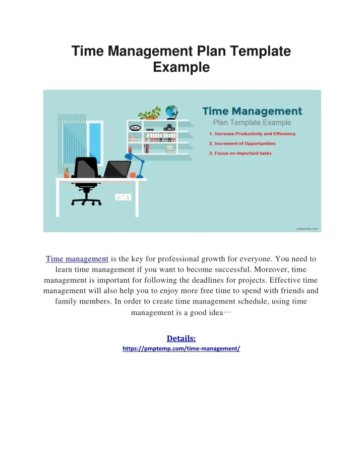 PPT - Time Management Plan Template Example PowerPoint Presentation ...