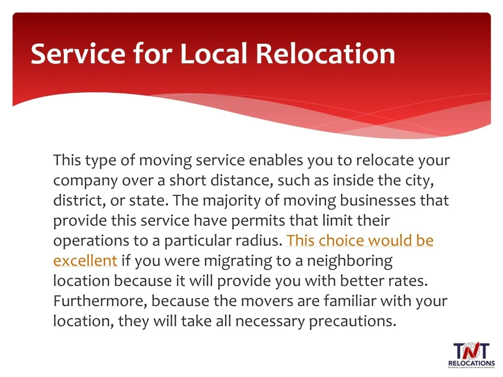 PPT - Four Popular Options for Commercial Relocation Services ...