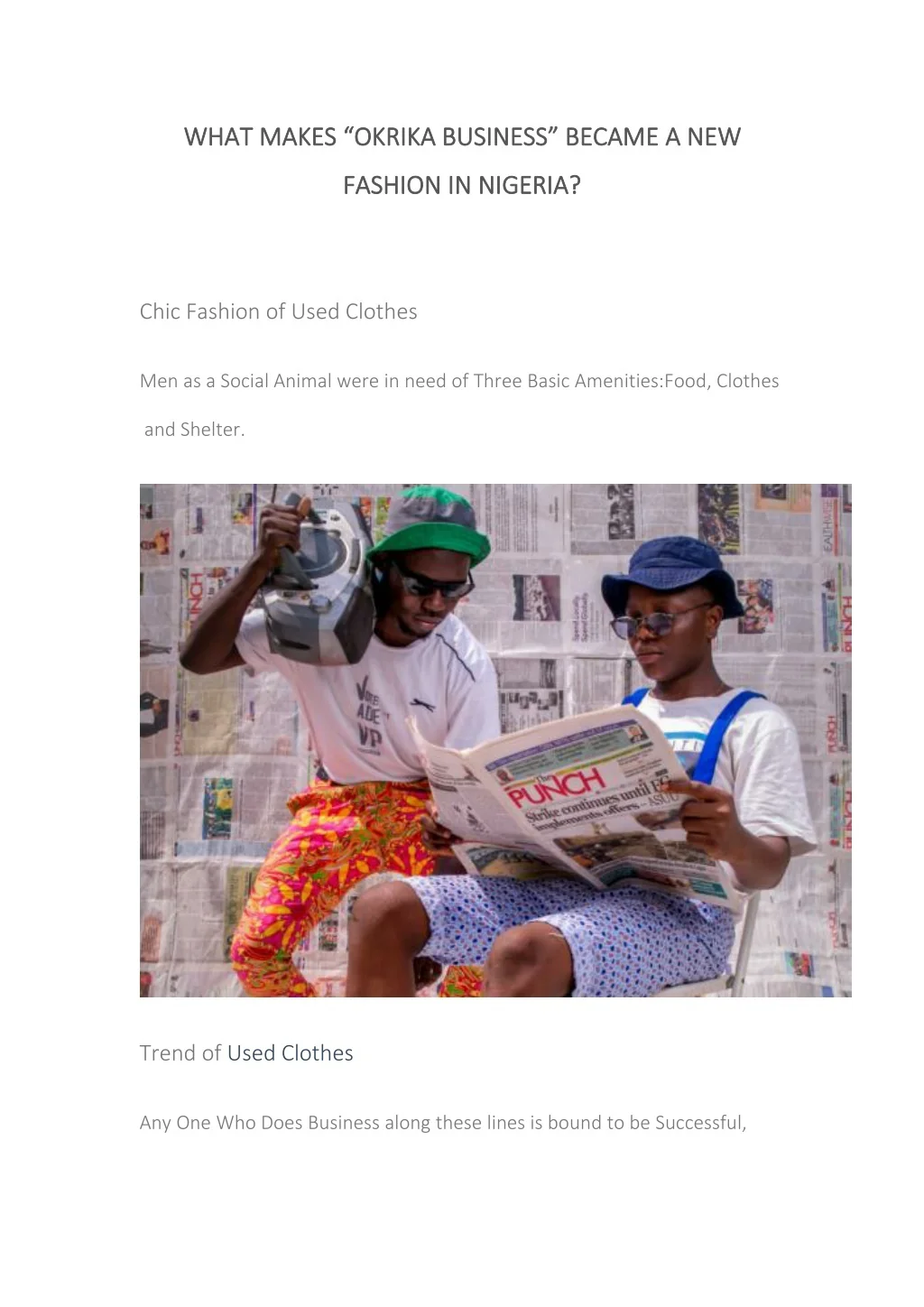 PPT - WHAT MAKES “OKRIKA BUSINESS” BECAME A NEW FASHION IN NIGERIA ...