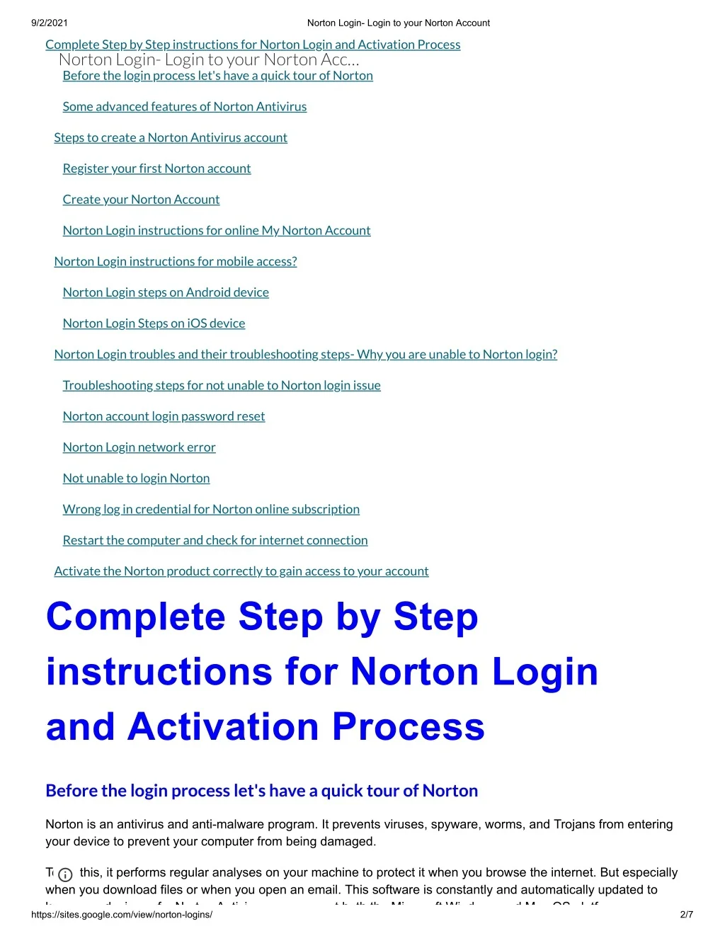 PPT - Step by Step instructions for Norton Login and Activation Process ...