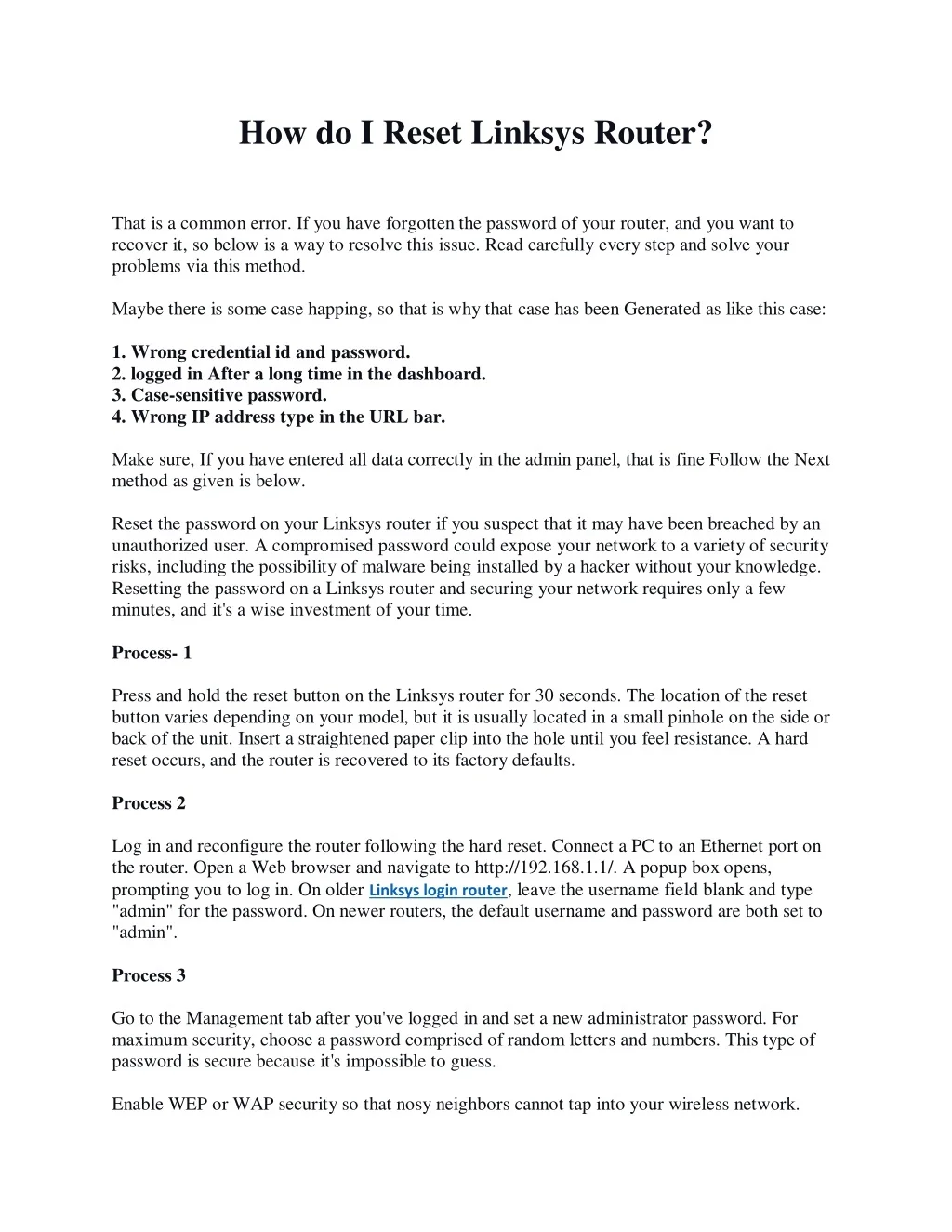 PPT - How to login to my linksys router PowerPoint Presentation, free ...
