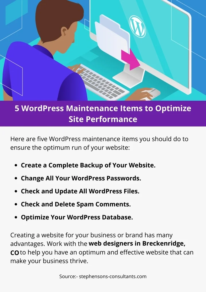 PPT - 5 WordPress Maintenance Items to Optimize Site Performance ...