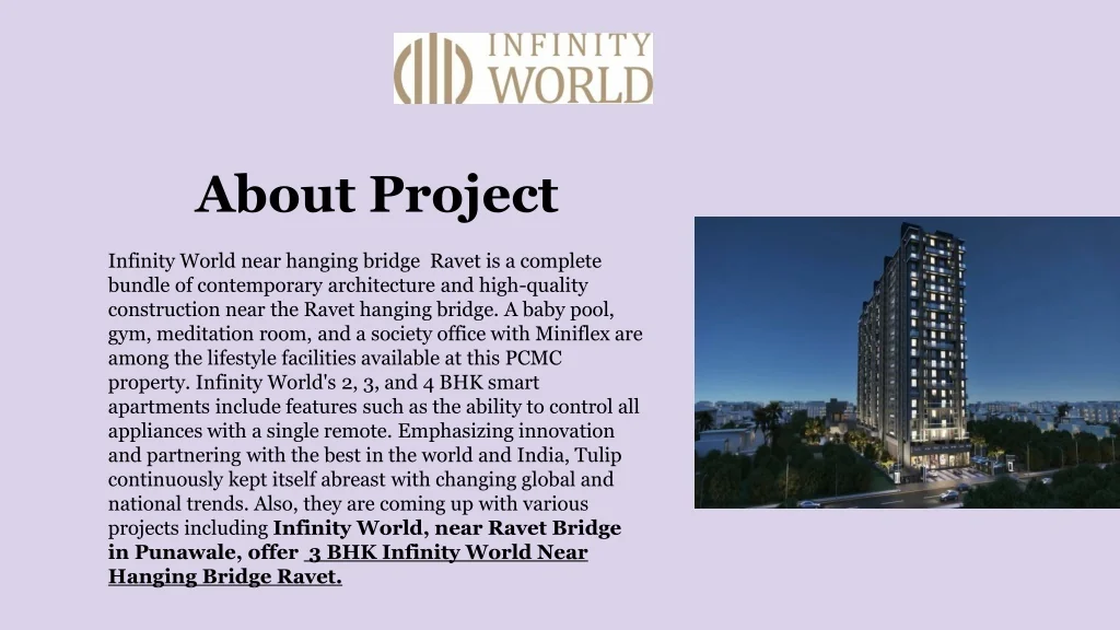 PPT - 3 BHK Infinity World Punawale Near Hanging Bridge Ravet ...