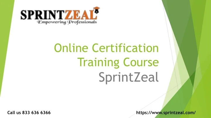 PPT - Online Professional Training Courses and Certification ...