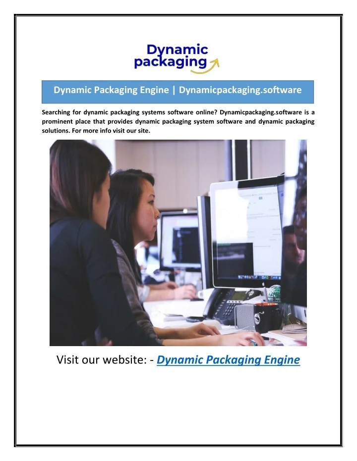 PPT - Dynamic Packaging Engine | Dynamicpackaging.software PowerPoint ...