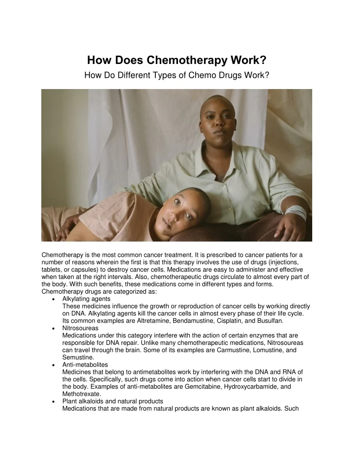 PPT - How Does Chemotherapy Work PowerPoint Presentation, free download ...